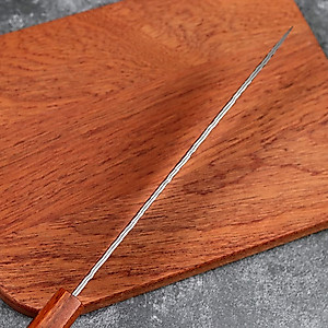 8- inches professional knife, very hard and sharp, blade, 9CR18MOV coated steel, comfortable octagonal handle. Suitable for family, friends and relatives as a gift.