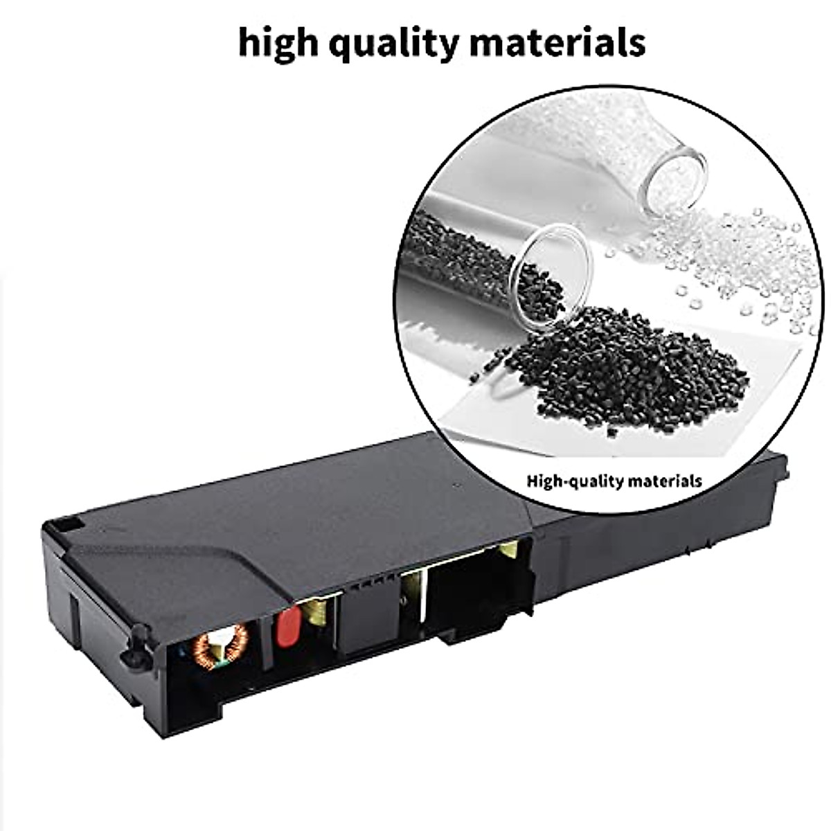 Power Supply, Easy to Install Game Console Power Supply Ultra Thin Portable Corrosion Resistance 5Pin for Game Console