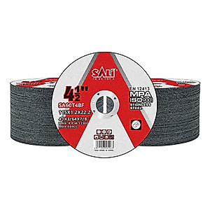 SALI 100 Pack Cut Off Wheel 4 1/2 Inch Cutting Wheels 4-1/2" x 3/64" x 7/8" Professional Cutting Stainless Steel, Angle Grinder Cutting Wheel,Cutting Discs with Aggressive Cutting Upgrade (4.5in, 100)