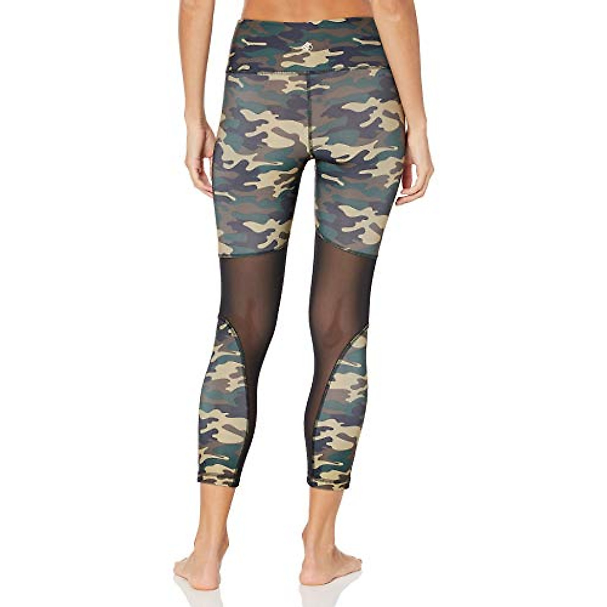 V.I.P. JEANS Performance Leggings for Women high Waist Yoga Pants mesh Athleisure wear, Classic Camo, X-Large