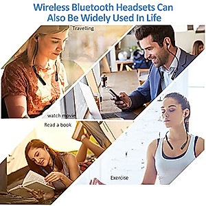 SICCOO Bluetooth Sleep Headphones Wireless Earbuds Soft in-Ear for Sleeping, 30 Hours Music Time Headsets for Insomnia,Side Sleeper - Black