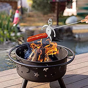 Hot Dog and Marshmallow Roasters-Bonfire Grill Stick for Campfire, Bonfire and Grill