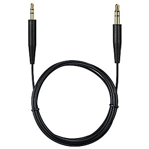 EARLA TEC Replacement Audio Cable Cord, Extension Wire 3.5mm to 2.5mm for Bose QuietComfort QC45 QC35II QC35 QC25 NC 700 Soundlink Soundtrue Headphones Black