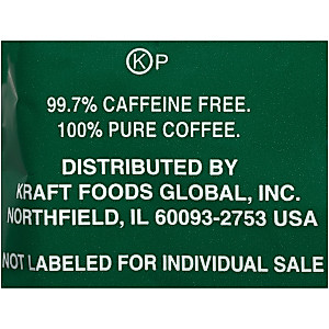 Maxwell House 390390 Coffee, Original Roast Decaf, 1.1oz Pack, 42/Carton