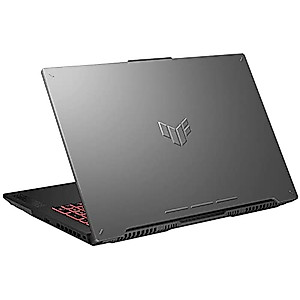 XOTICPC ASUS 2023 TUF Gaming A17 FA707NU Gaming Laptop (AMD Ryzen 7 7735HS, RTX 4050 6GB, 64GB DDR5, 2TB 990 PRO NVMe SSD, 17.3" 144Hz FHD, Windows 11 Home) Gamer Notebook Computer