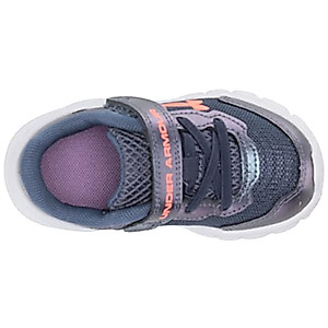 Under Armour Girls' Infant Assert 9 Pearl, Utility Blue/Electric Tangerine, 9K Medium US