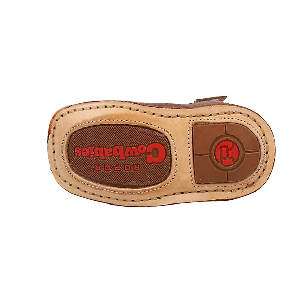 Roper Western Boot Boys Leather 3 Infant Brown 09-016-7912-1386 BR