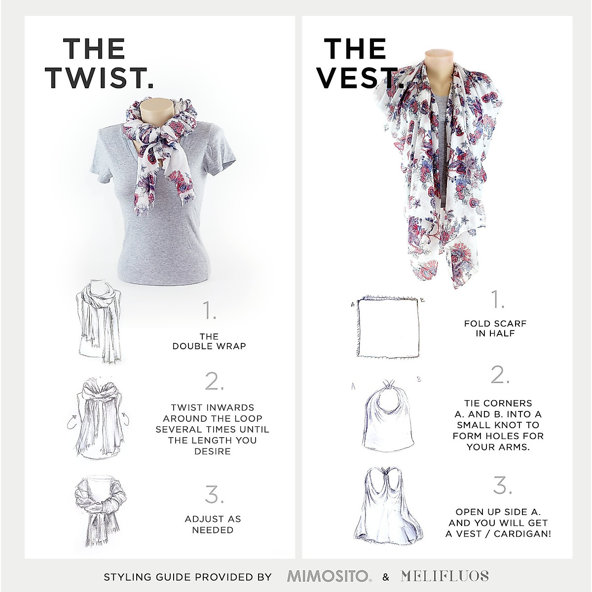 MELIFLUOS DESIGNED IN SPAIN Scarf for Women Lightweight Paisley Fashion for Fall Winter Scarves Shawl Wrap (NF150-13)