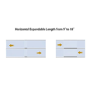 Vertexly Acrylic Seasonings Spice Rack,Acrylic Spice Drawer Organizer,4 Tier,for Drawer/Countertop,Organize and Display Your Spices,and Seasonings(Jars not included)