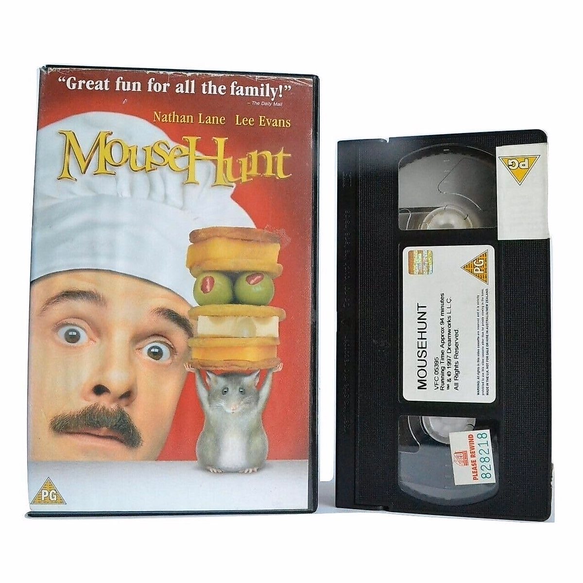 Mouse Hunt (1997): Dark Slapstick Comedy - Large Box Rental - N.Lane - Pal VHS