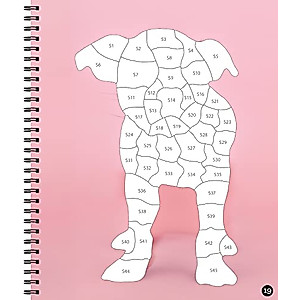 Brain Games - Sticker by Number: Dog-Gone It (28 Images to Sticker)