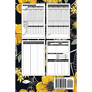 Medication Log Book: 52 Weeks Daily Medical Journal & Healthcare Diary to Track Weight, Medication, Blood Pressure & Blood Glucose | Personal Health ... Keeper & Vital Signs Notebook for Women & Men