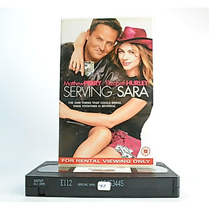Serving Sara: M.Perry/E.Hurley - Romantic Comedy - Large Box - Ex-Rental - VHS