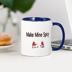 CafePress Make Mine Spicy Mug Ceramic Coffee Mug, Tea Cup 11 oz