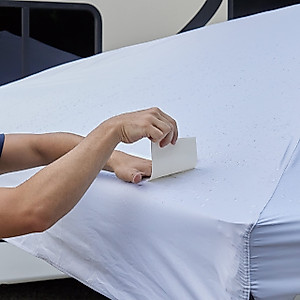 Flex Tape, MAX, 4 in x 25 ft, White, Original Thick Flexible Rubberized Waterproof Tape - Seal and Patch Leaks, Works Underwater, Indoor Outdoor Projects - Home RV Roof Plumbing and Pool Repairs