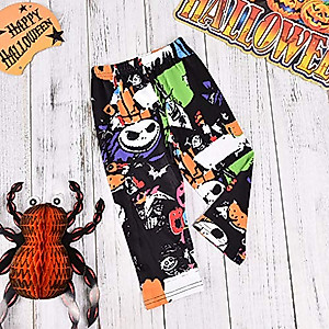 Toddler Baby Girl Halloween Outfit 3PCS Skull Tunic Dress + Leggings + Infinity Scarf Clothes Set (Black, 18-24 Months)