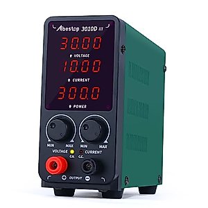 3010D DC Power Supply Adjustable Regulated Bench Power Supply with 4-Digits LED Display Multiple Protection (30V 10A)