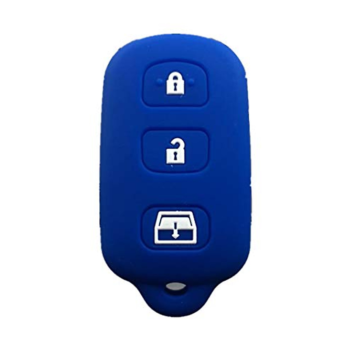 Rpkey Silicone Keyless Entry Remote Control Key Fob Cover Case protector Replacement Fit For 1999-2009 Toyota 4Runner 2001-2008 Toyota Sequoia HYQ12BBX HYQ12BAN HYQ1512Y