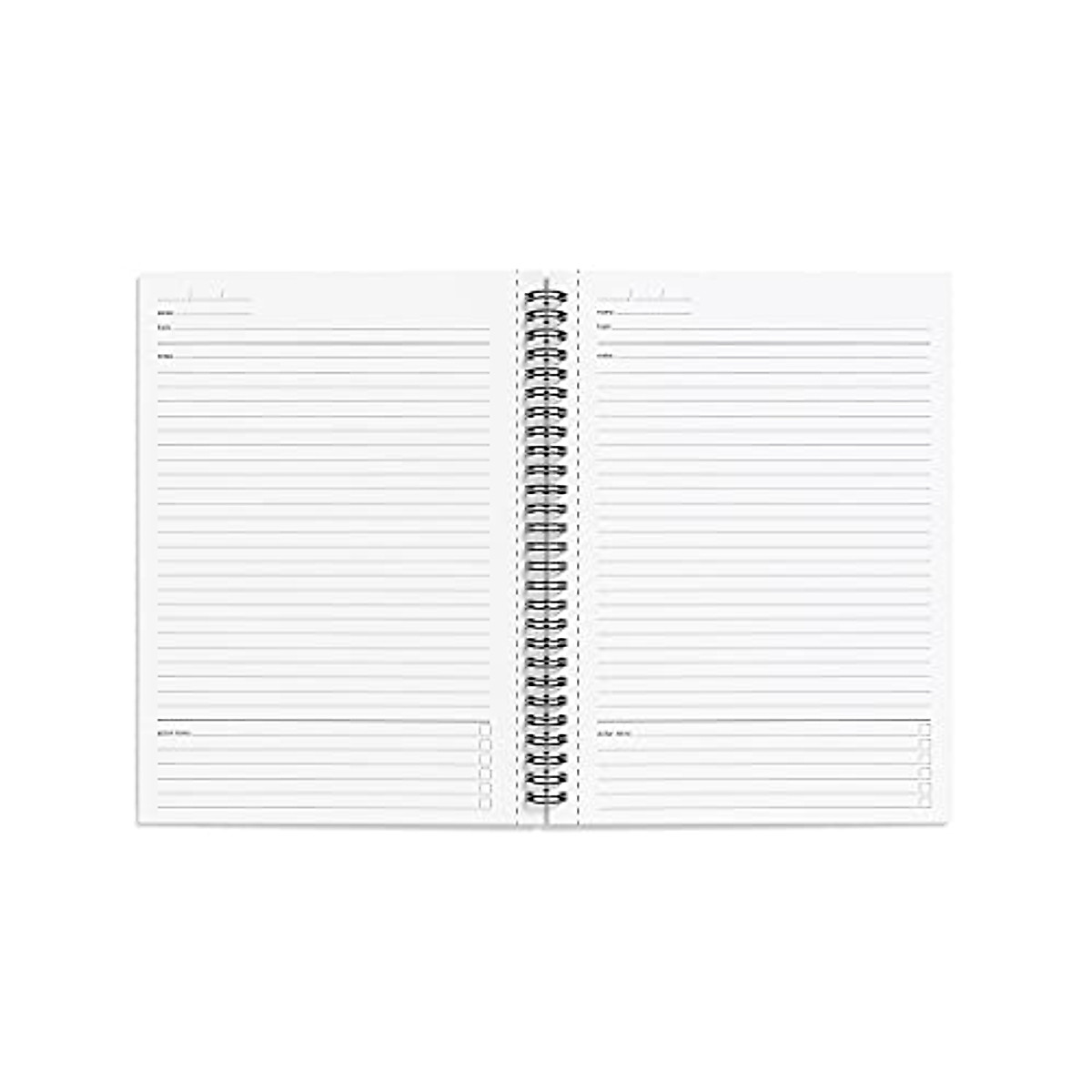 TRU RED Medium Soft Cover Meeting Notebook, Blk Tr54988