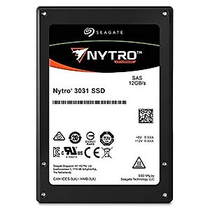 Seagate Enterprise Nytro 3531 2.5" 800 GB SAS 3D eTLC Enterprise Nytro 3531, 800 GB, 2.5", 1100 MB/s, 12 Gbit/s