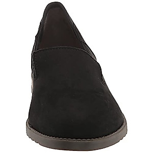 Dr. Scholl's Shoes Women's Jetset Loafer, Black Fabric, 8.5