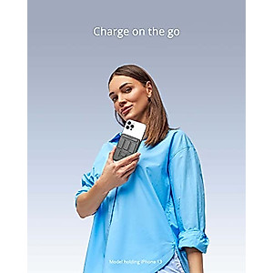 iCharge® Magnetic Wireless Power Bank - Mag-Safe Battery Portable Charger & USB-C 22.5W with Foldable Stand Compatible with iPhone 14/13/12/Pro/Pro Max/Mini Battery Pack, 10,000mAh Fast Charging