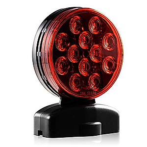 CZC AUTO 12V LED Magnetic Towing Light Kit for Boat Trailer RV Truck - Magnetic Strength 55 Pounds