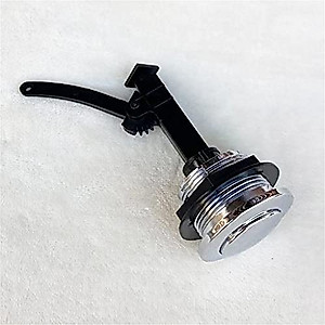 MXIAOXIA Button Toilet Single Button Flush Toilet Seat Tank Valve Single Lever Bathroom Toilet Water Switch