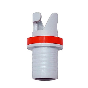 Omter Inflatable Boat Foot Pump Halkey-Roberts HR Hose Adapter H-R Valve Adapter (White Red)