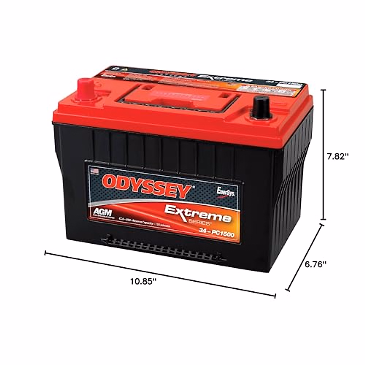 Odyssey 34-PC1500T Automotive and LTV Battery