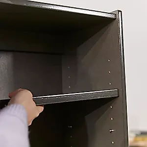 ECR4Kids Classic Bookcase, 36in, Adjustable Shelves, Grey Wash