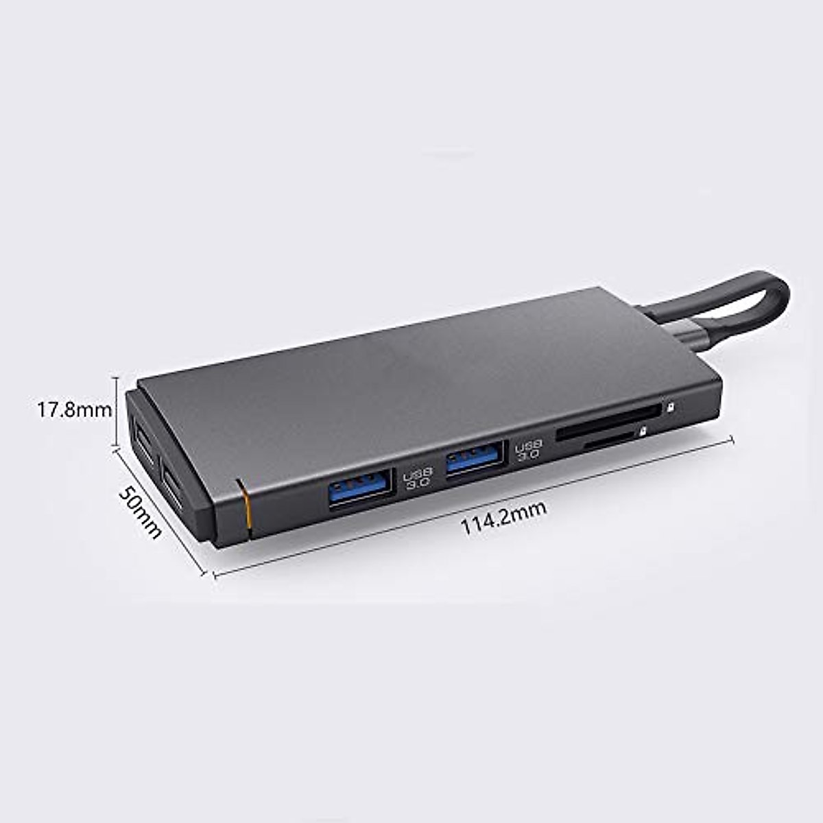 XUNMAIFHB Portable Docking Station,10 in 1 Type-c hub Docking Station HDIM+VGA HD Converter Notebook USB-c Docking Station TF&SD、RJ45 Fast Transmission