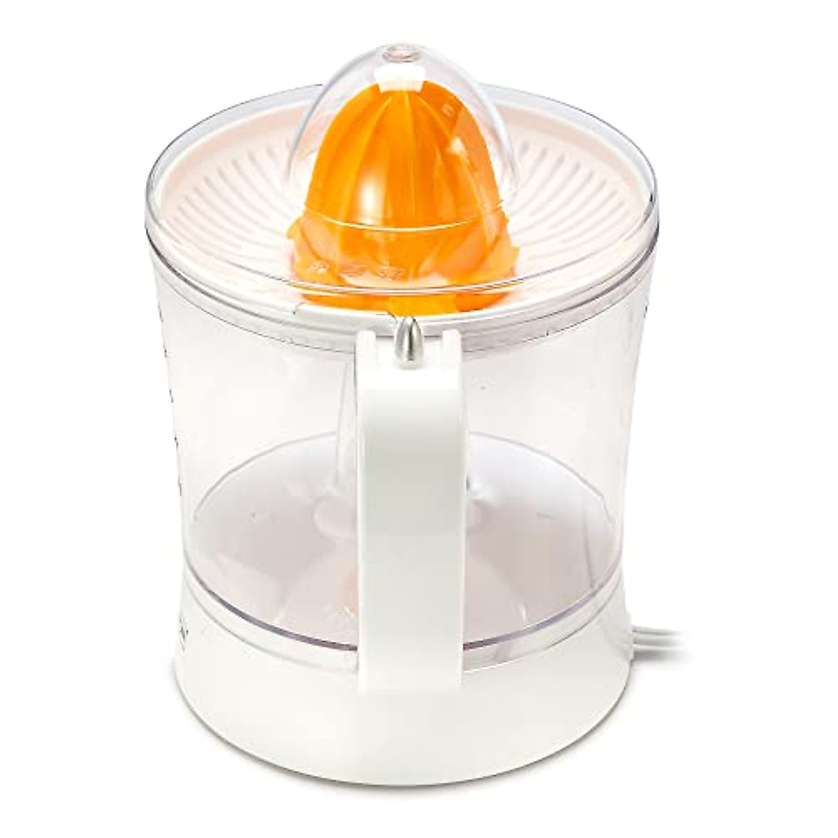 Dominion BPA-Free CitroMax Electric Citrus Juicer Extractor, Compact Volume Pulp Control, Oranges, Lemons, Limes, Grapefruits with Easy Pour Spout, 34oz, White