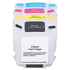 LiebeWH 4PCS Ink Cartridge Inkjet, Inkjet Printer Box Refill Ink Cartridge Printer Refill Box Replacement for PRO 8000 4 Colors