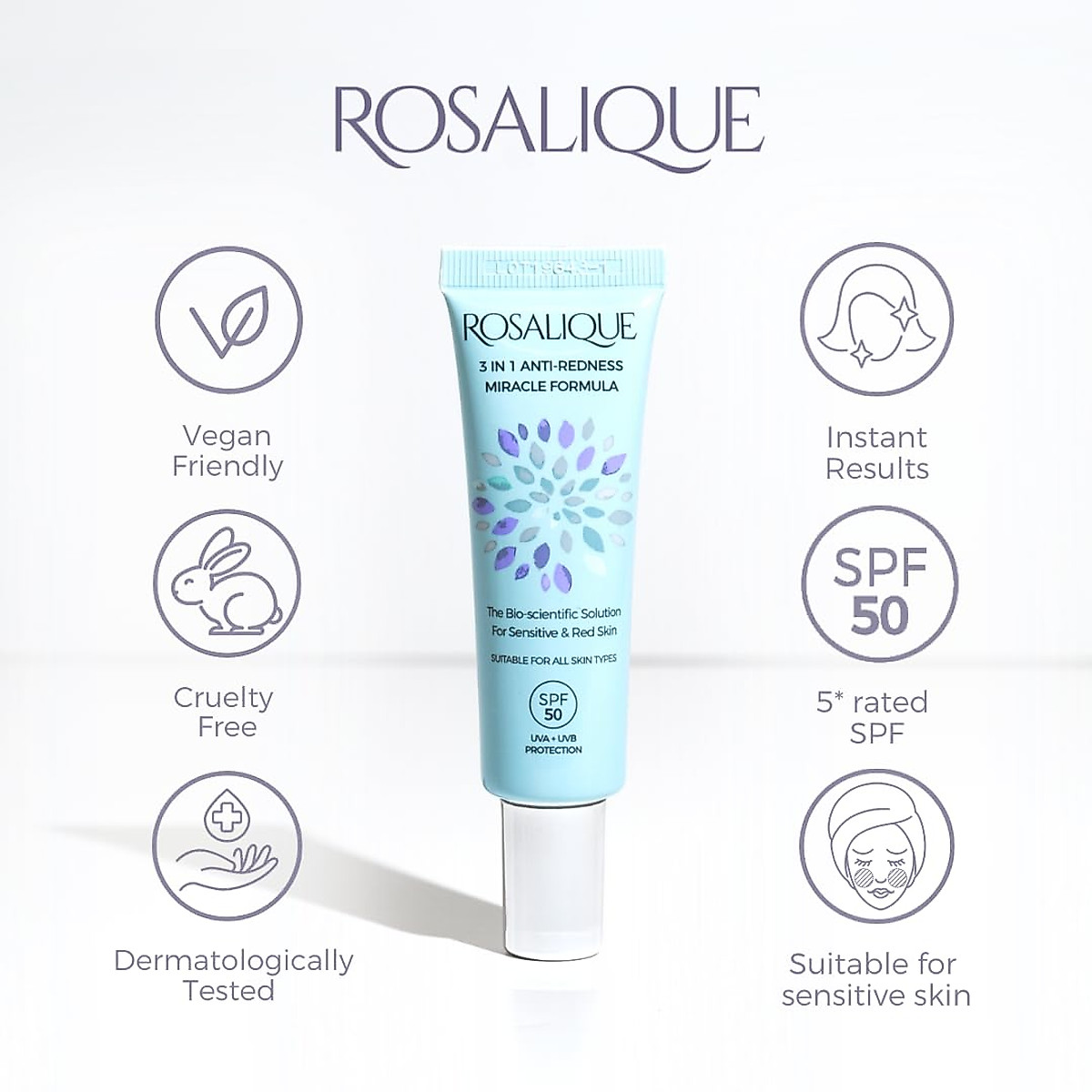 Rosalique 3 in 1 Anti-Redness Miracle Formula SPF50 1 x 30 ml