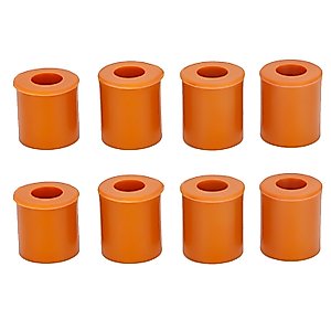 Creality Official 8 PCS Silicone Solid Bed Mounts, 3D Printer Heat Bed Leveling Parts Heat-Resistant Silicone Leveling Column Leveling Spring Replacement Part for Ender 3/3S/3 Pro/3 V2, CR-10 Series