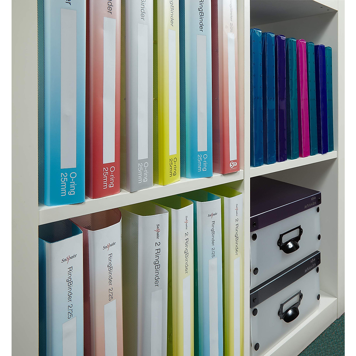 Snopake A4 2 O-Ring 25 mm RingBinder – Classic Yellow [Pack of 10] Ref: 10182