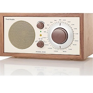 Tivoli Audio model One Am/ fm Table Radio, Classic/ Walnut, 2.4 Lb