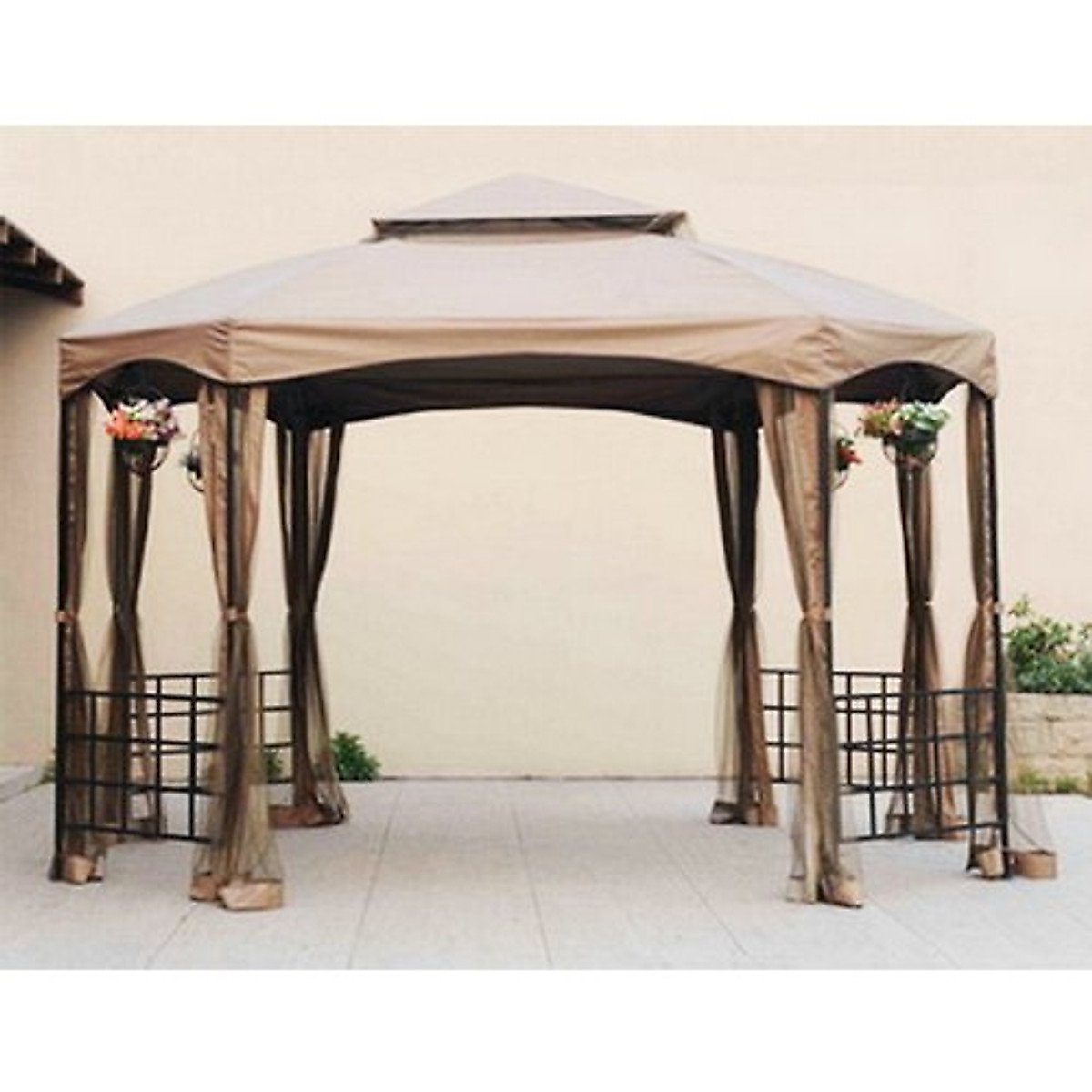 Garden Winds Sienna Octagon Gazebo Replacement Canopy Top Cover