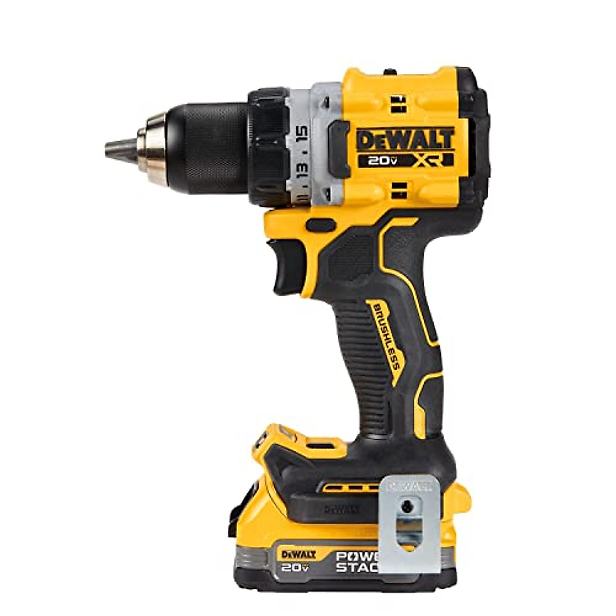 DEWALT 20V MAX* XR COMPACT DRILL/DRIVER WITH POWERSTACK BATTERIES (DCD800D1E1)