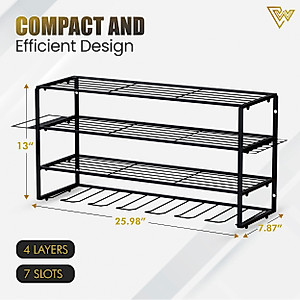 Power Tool Organizer Large - Wall Mount with 4-Layers,7 Drill Holders, Premium, Strong, Durable Tool Organizer Rack, Holds Up to 250lbs - Easy Installation, Storage for Screwdrivers,Pliers,Hammers