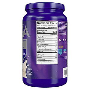 Vega Original Protein Powder, Creamy Vanilla Plant Based Protein Drink Mix for Water, Milk and Smoothies, 32.5 oz (Packaging May Vary)