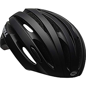 Bell Avenue MIPS LED Adult Road Bike Helmet (Matte/Gloss Black (2020), Universal Adult (54-61 cm))