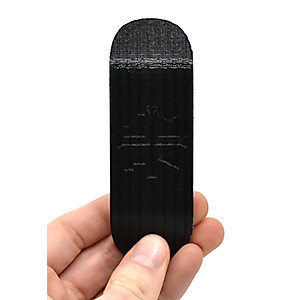 Teak Tuning Finger Snow Skate, Ember Orange Colorway, 99mm Long, 33mm Wide