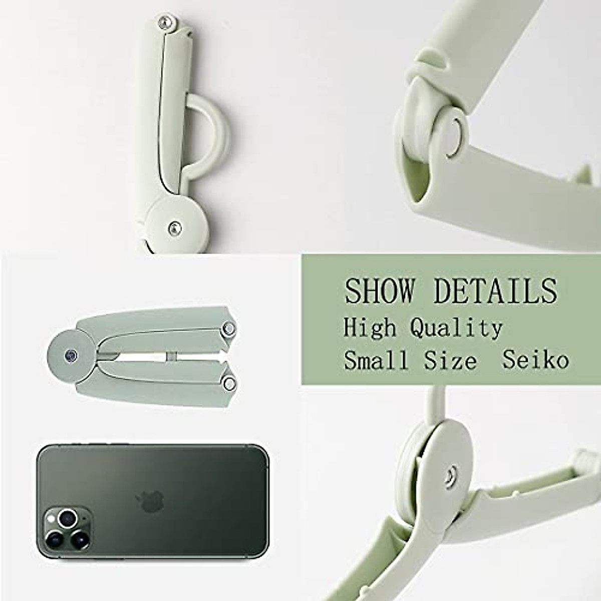 3 Travel Portable Folding Clothes Racks Mini Telescopic Clothes Racks, Folding Portable Plastic Foldable Hanger for Vacation and Camping (Green)