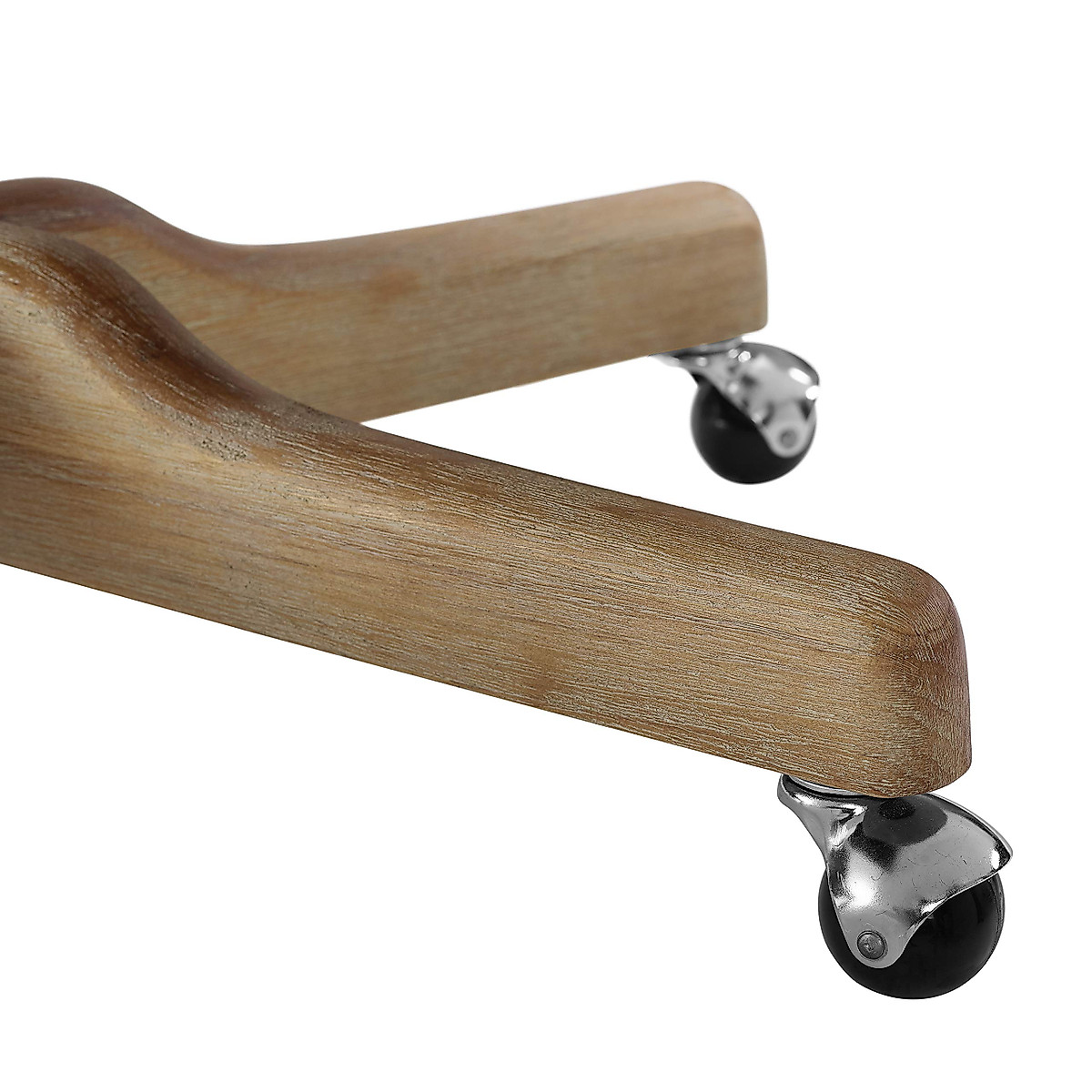 Linon Home Décor Harris Stripes Office Chair, White