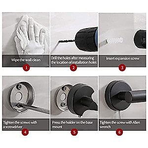 Bathroom Hardware Set, 5/10/20pcs Black/Brushed Nickel/Brushed Gold Stainless Steel Bathroom Hardware Set, Bathroom Accessories Kit Including 16" Hand Towel Bar, Toilet Paper Holder, Robe Towel Hooks