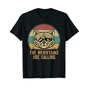 Cool Snowboard For Men Women Kids Ski Lover Mountain Skier T-Shirt