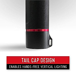 COAST® HP7 650 Lumen Focusing LED Flashlight with SLIDE FOCUS® and BEAM LOCK®, Black