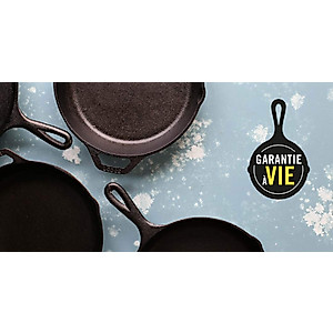 Lodge LCC3 Cast Iron Combo Cooker, Pre-Seasoned, 10.25" -Quart